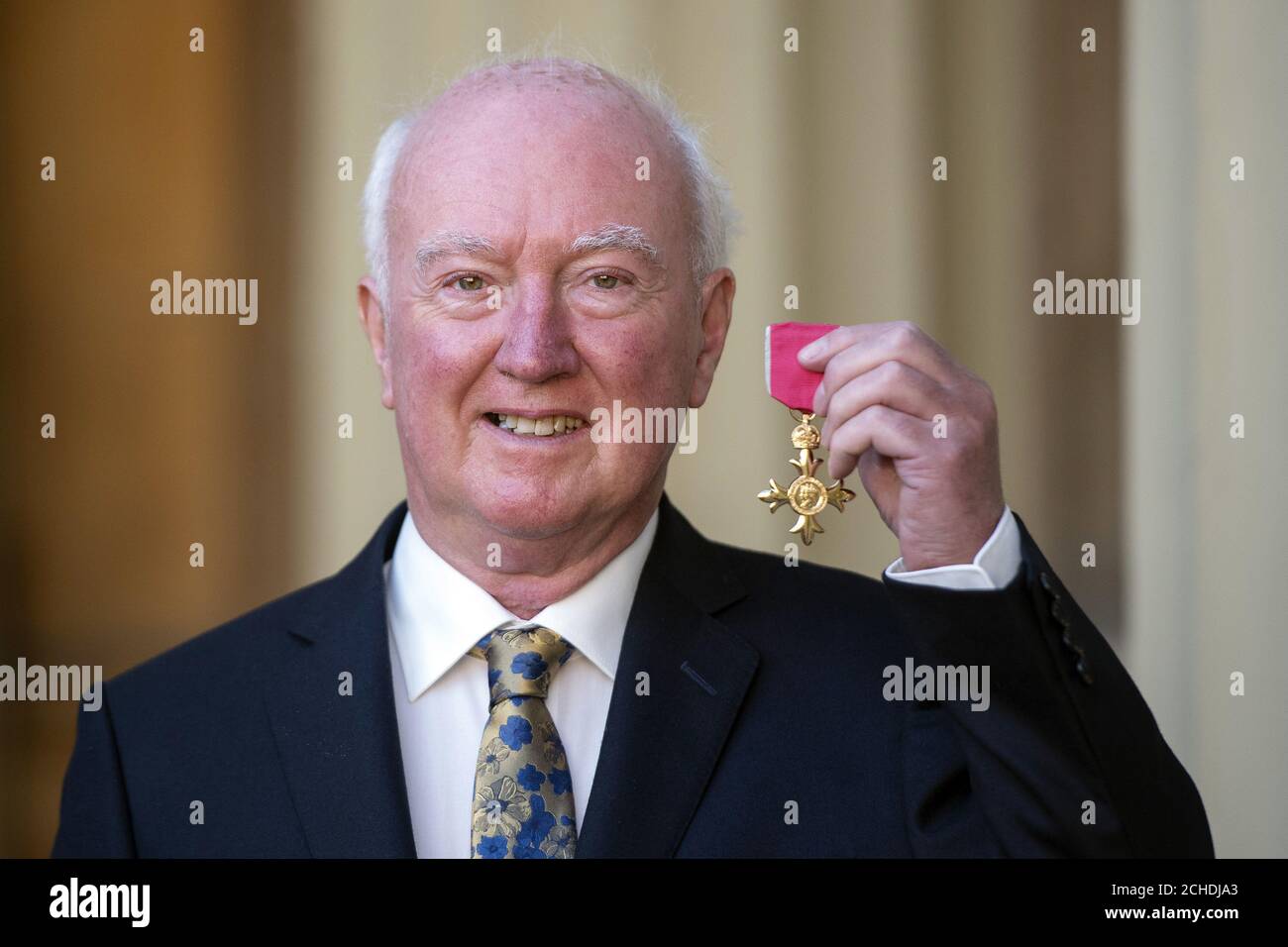 Peter Lawrence, the father of Claudia Lawrence, after receiving an ...