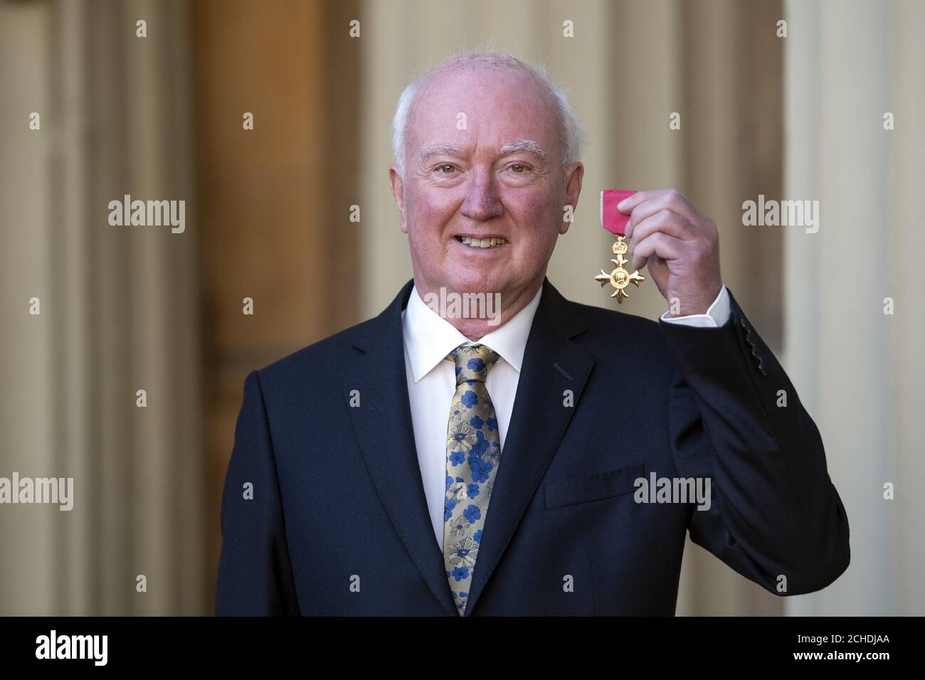 Peter Lawrence, the father of Claudia Lawrence, after receiving an ...
