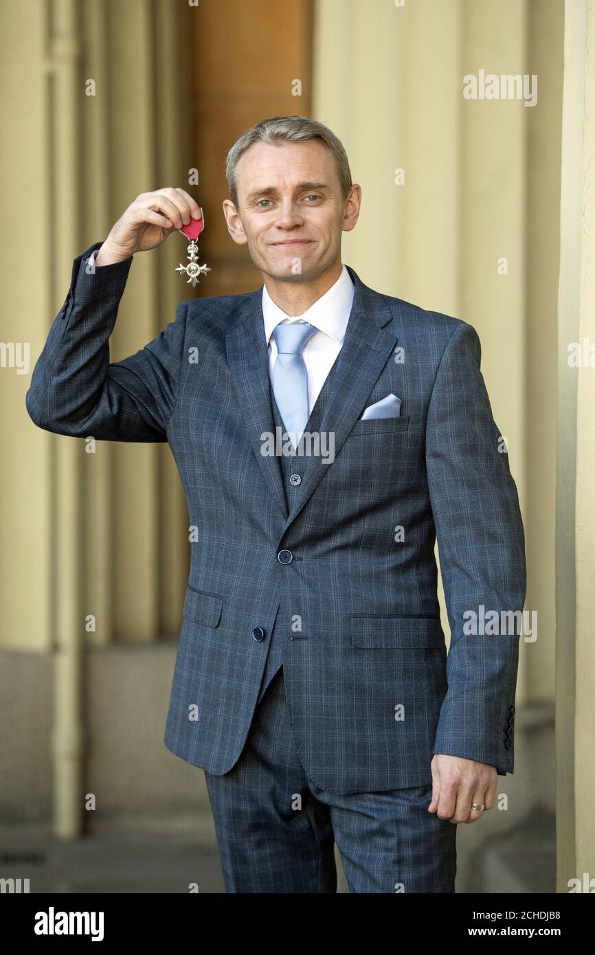 David Banner after receiving his Member of the Order of the British ...