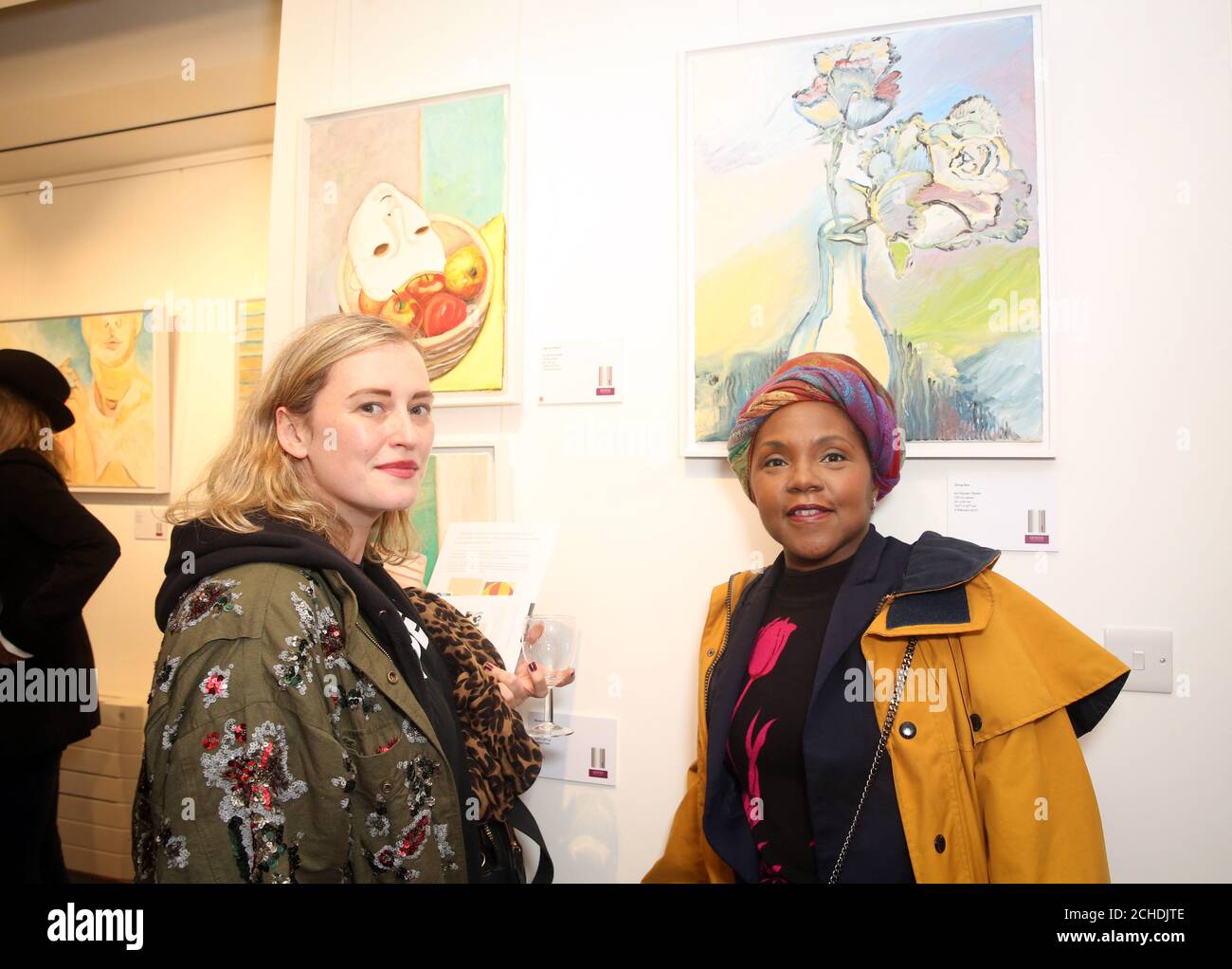 EDITORIAL USE ONLY Kami Thompson and Carleen Anderson (right) during ...