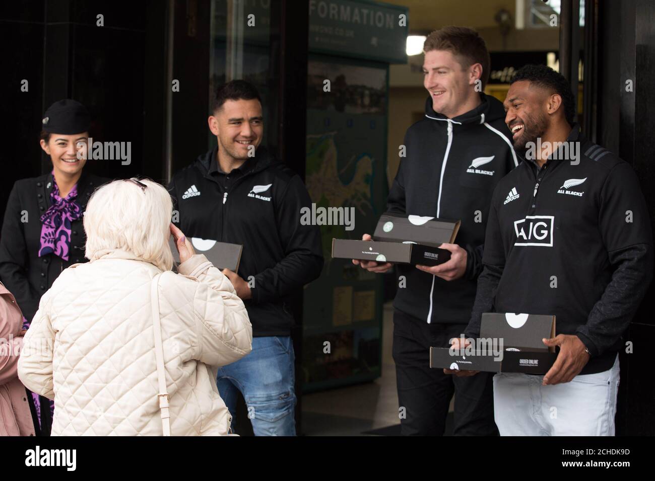 All Blacks rugby stars Codie Taylor, Jordie Barrett and Waisake Naholo ...