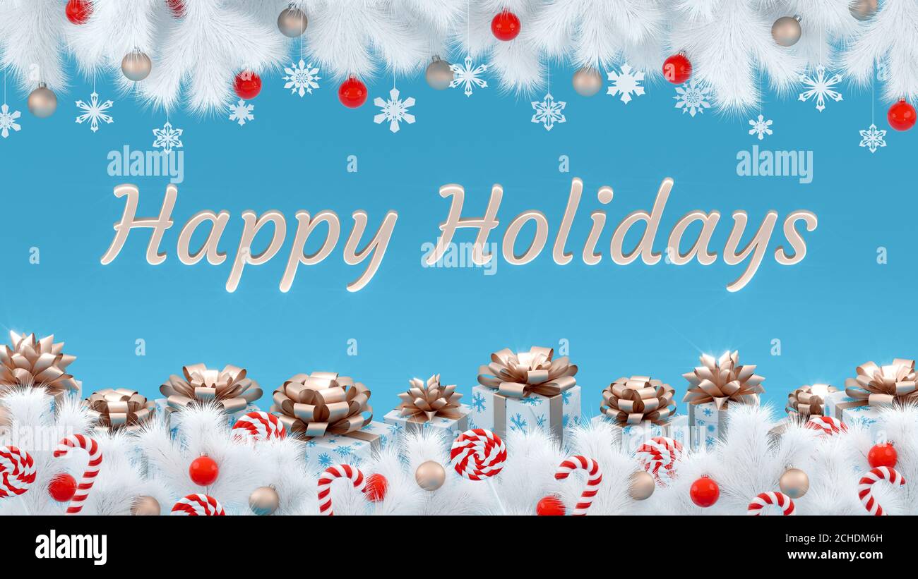 Happy Holidays Wallpaper 3d