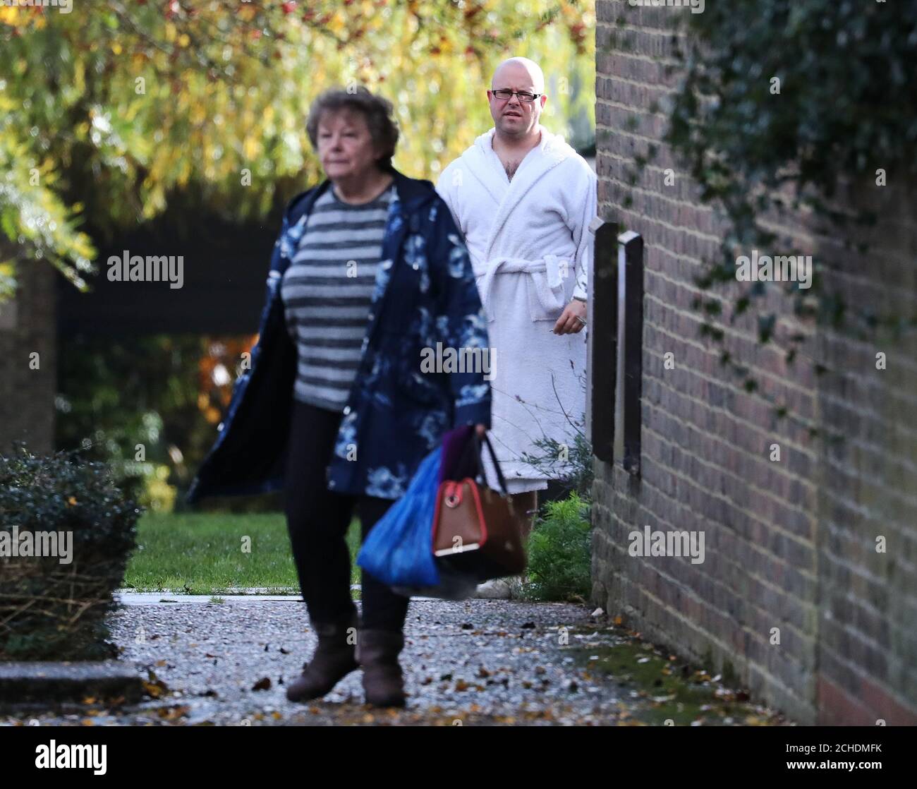 Ben Lacomba, former partner of Sarah Wellgreen, outside the home they ...