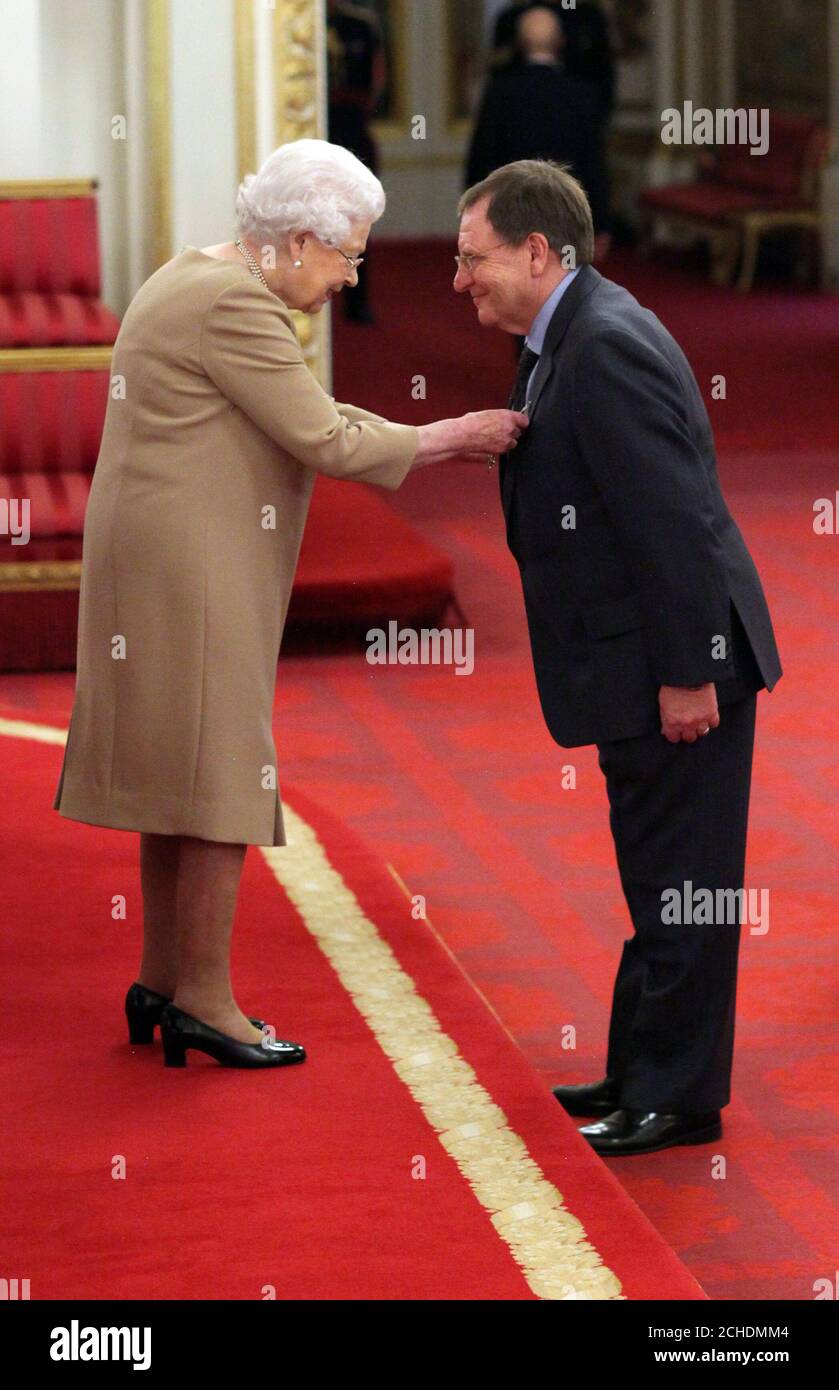 Alan Moss is made an MBE (Member of the Order of the British Empire) by ...