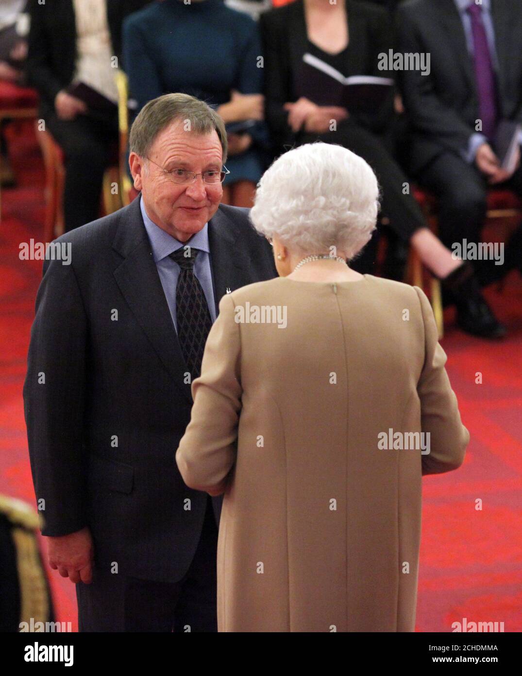 Alan Moss is made an MBE (Member of the Order of the British Empire) by ...