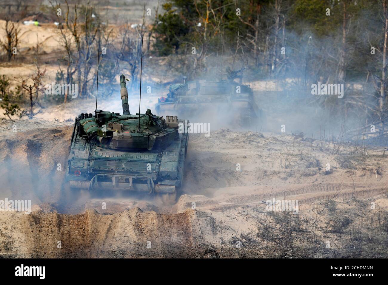 Nato tanks training europe hi-res stock photography and images - Alamy