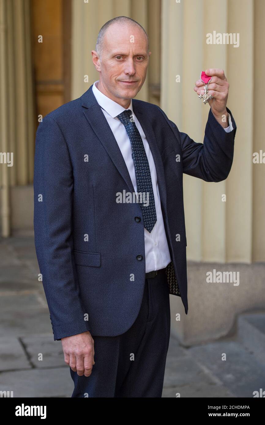 Michael nield with his mbe medal hi-res stock photography and images ...