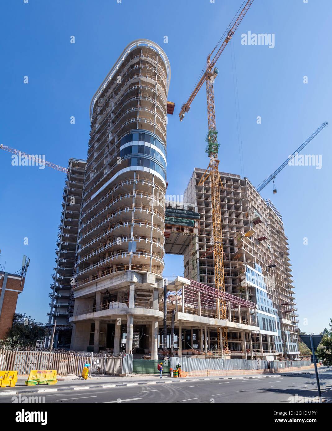 Johannesburg, South Africa, 11th September - 2020: Large residential ...