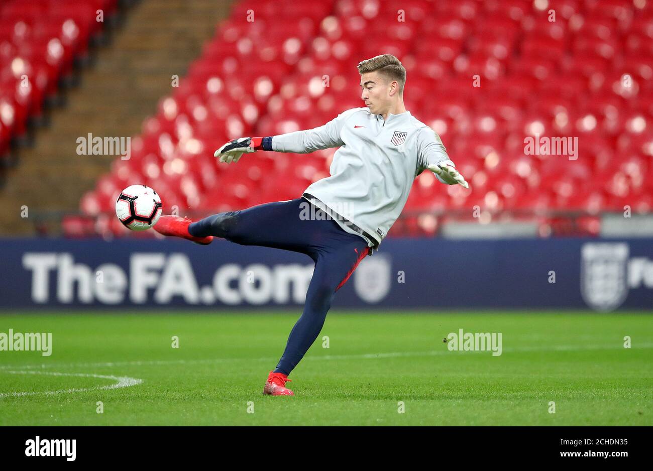 USA goalkeeper Jonathan Klinsmann during the training session at ...