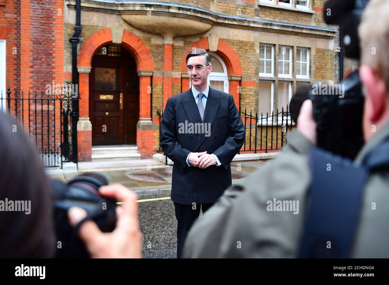 Jacob Rees-Mogg in Westminster, London Stock Photo - Alamy