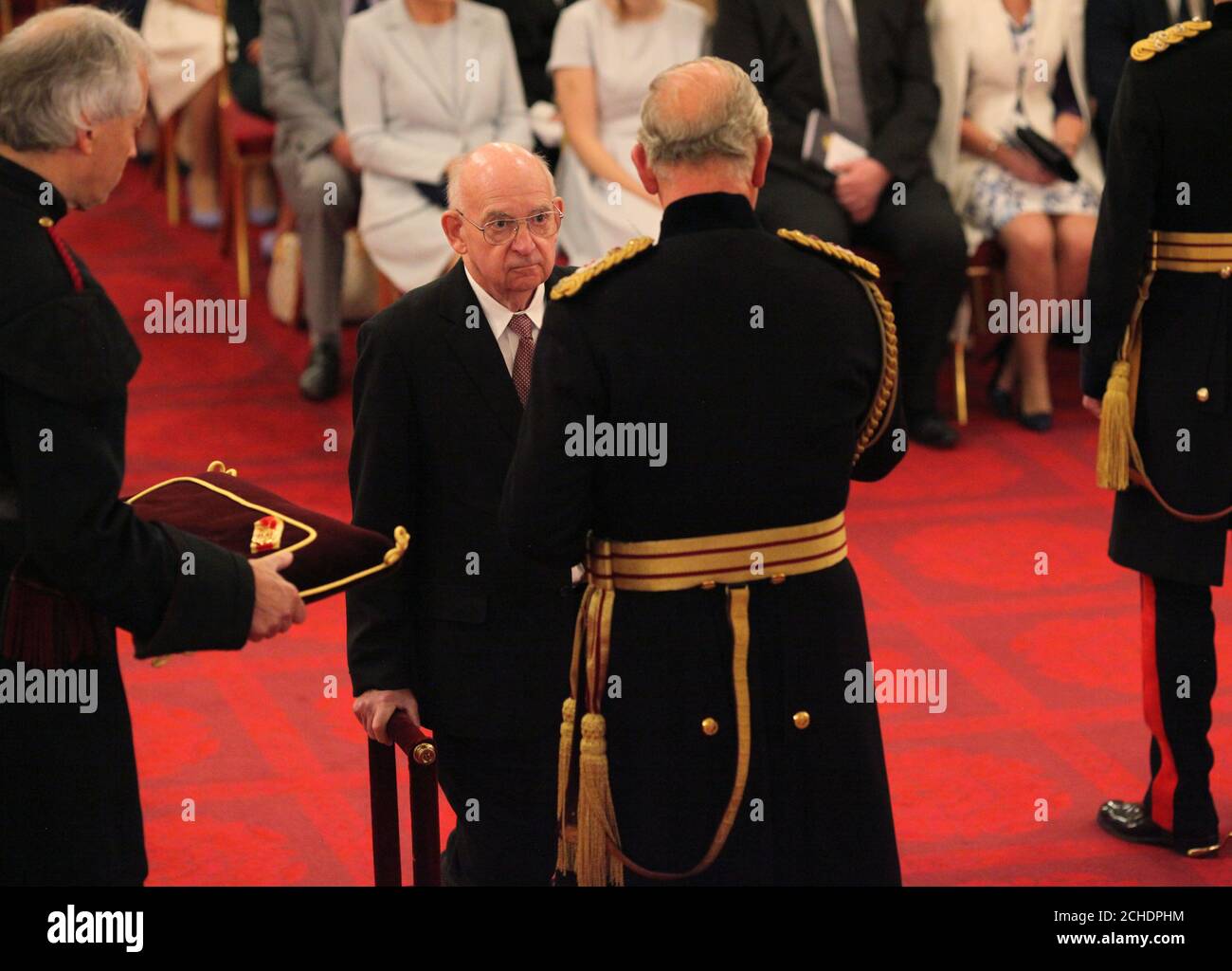 Sir Timothy Waterstone from London is made a Knight Bachelor of the ...