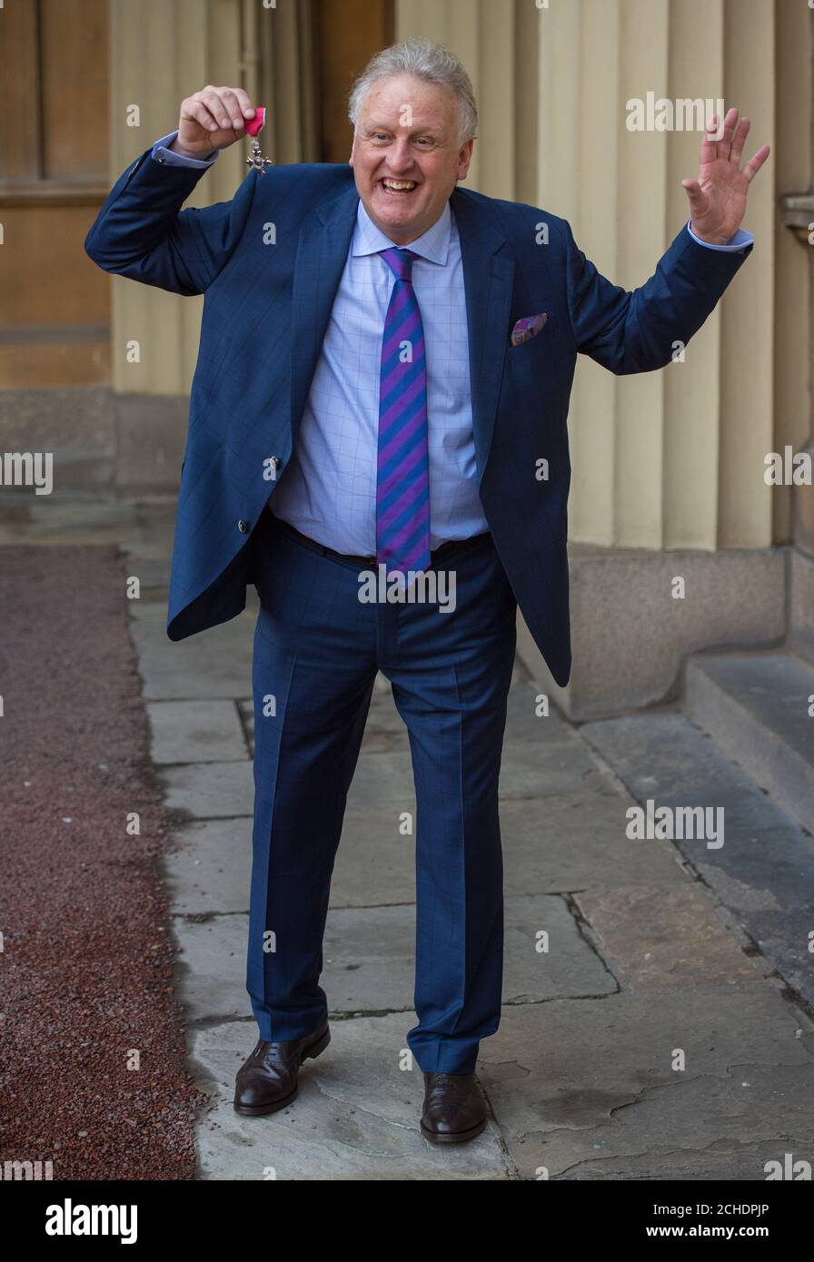 Owner of the Oldest Sweet Shop, Keith Tordoff, with his MBE medal which ...