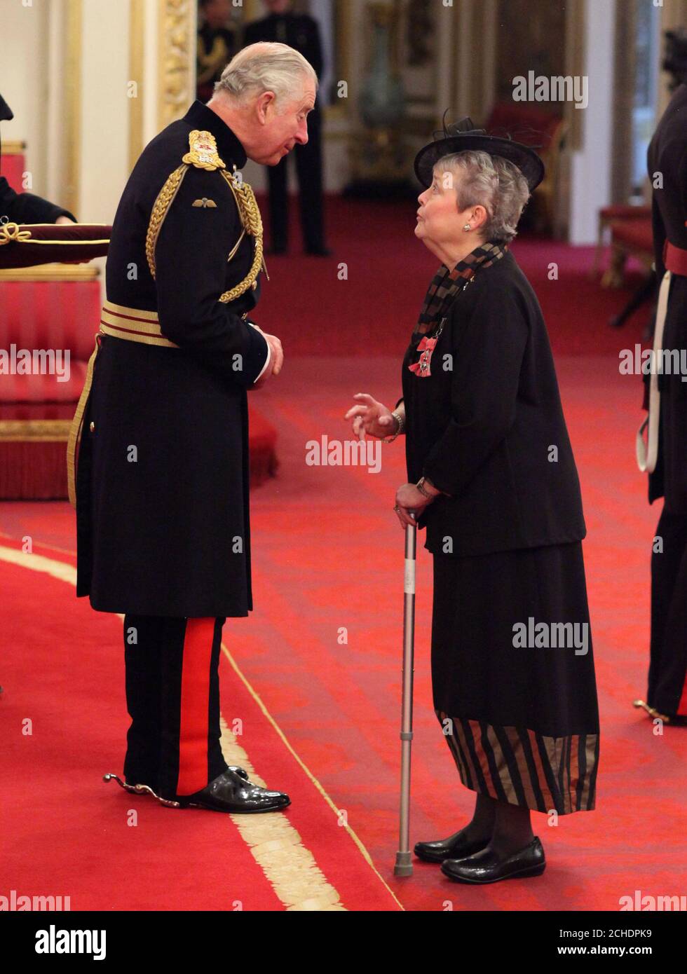 Mrs Stephanie Shields from Grantham is made an MBE (Member of the Order ...