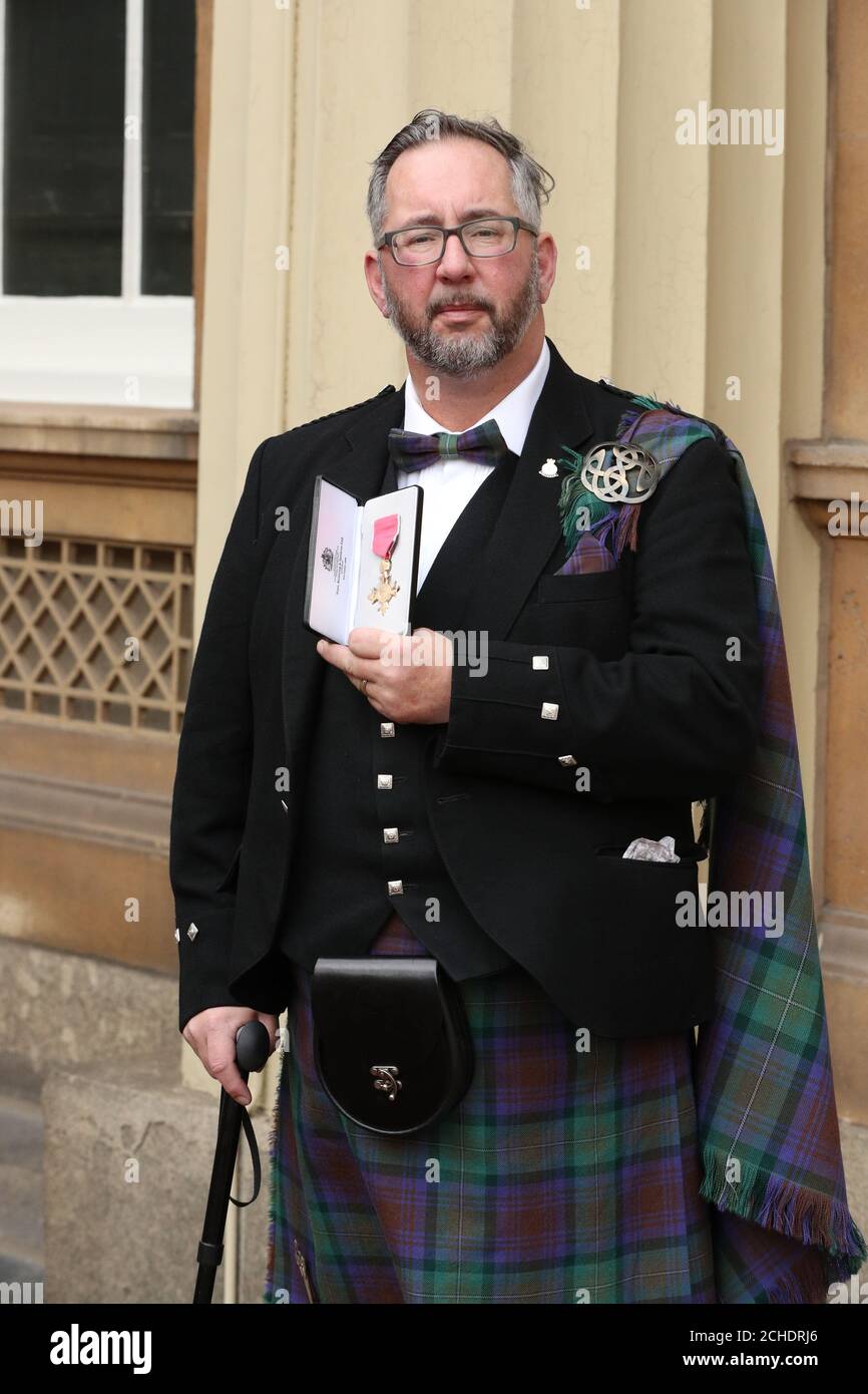 Michael Haines with his OBE (Officer of the Order of the British Empire ...