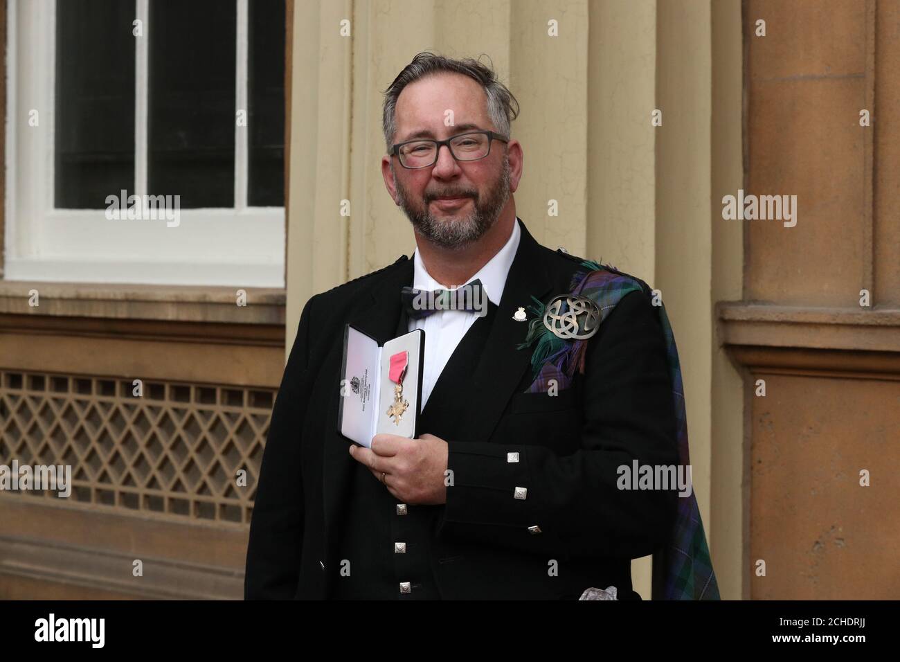 Michael Haines with his OBE (Officer of the Order of the British Empire ...