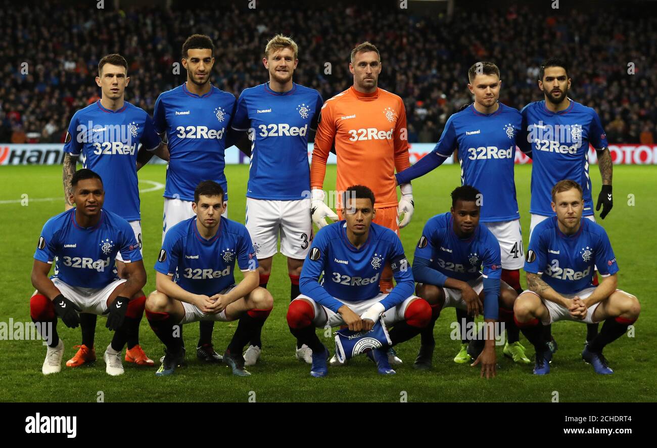 Rangers line up hi-res stock photography and images - Alamy