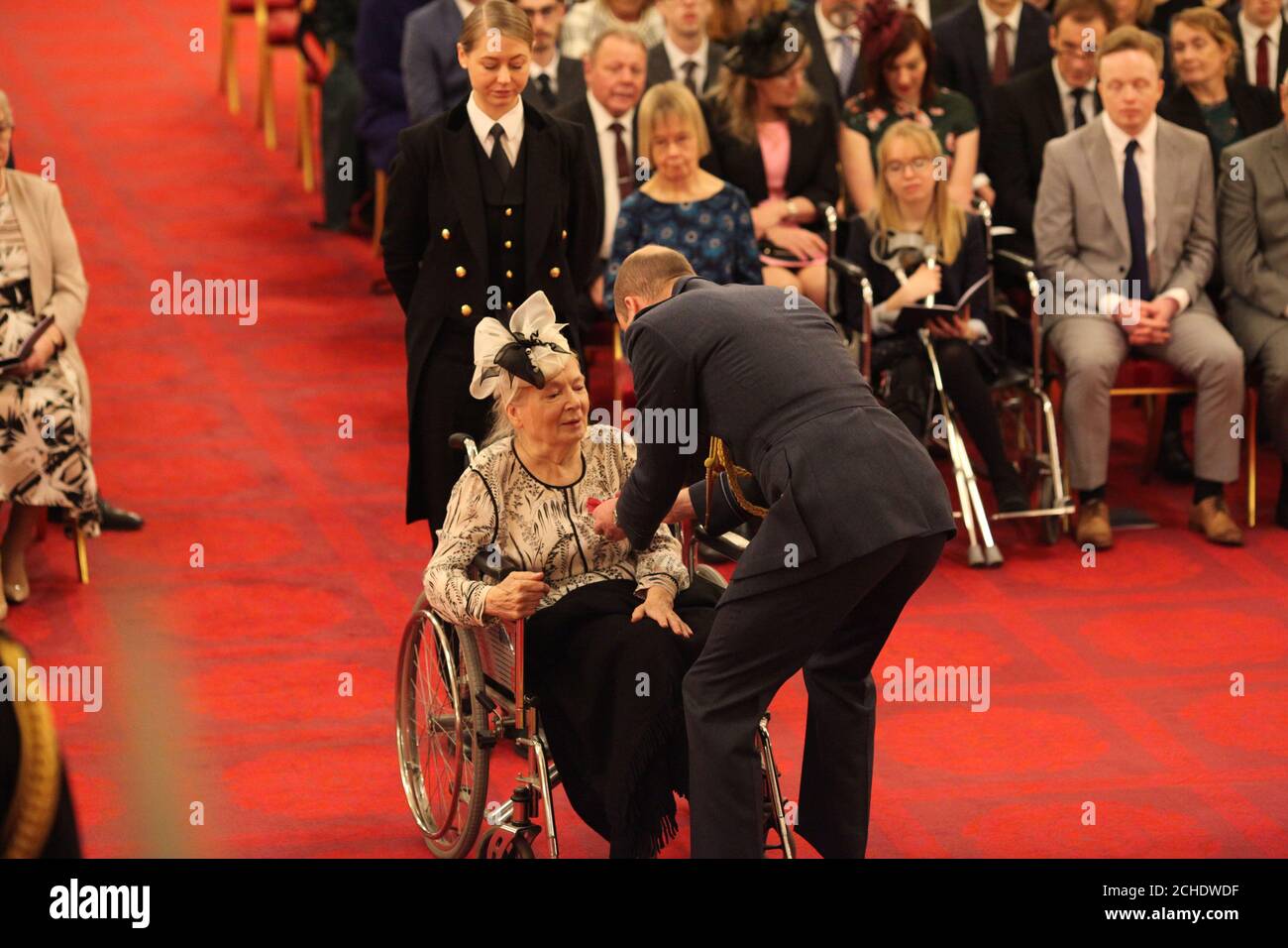 Mrs Rose Cory from London is made an MBE (Member of the Order of the ...