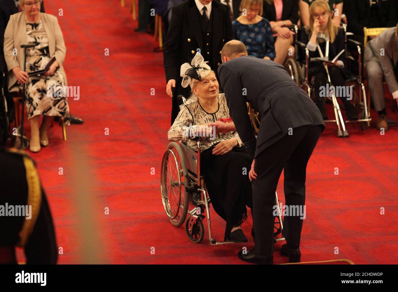 Mrs Rose Cory from London is made an MBE (Member of the Order of the ...