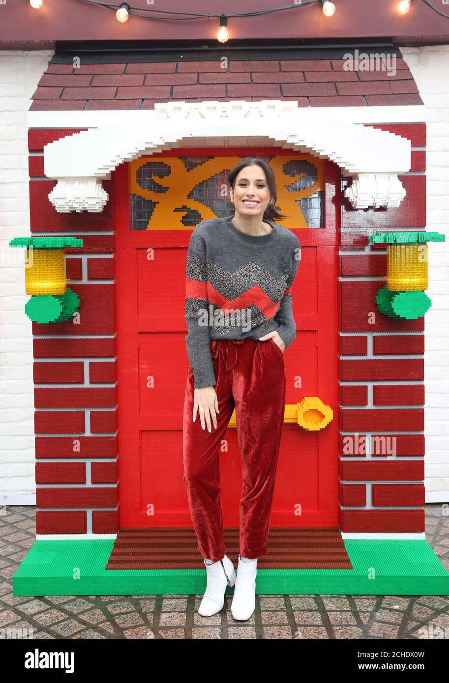 Stacey solomon visits the lego imaginarium hi-res stock photography and ...