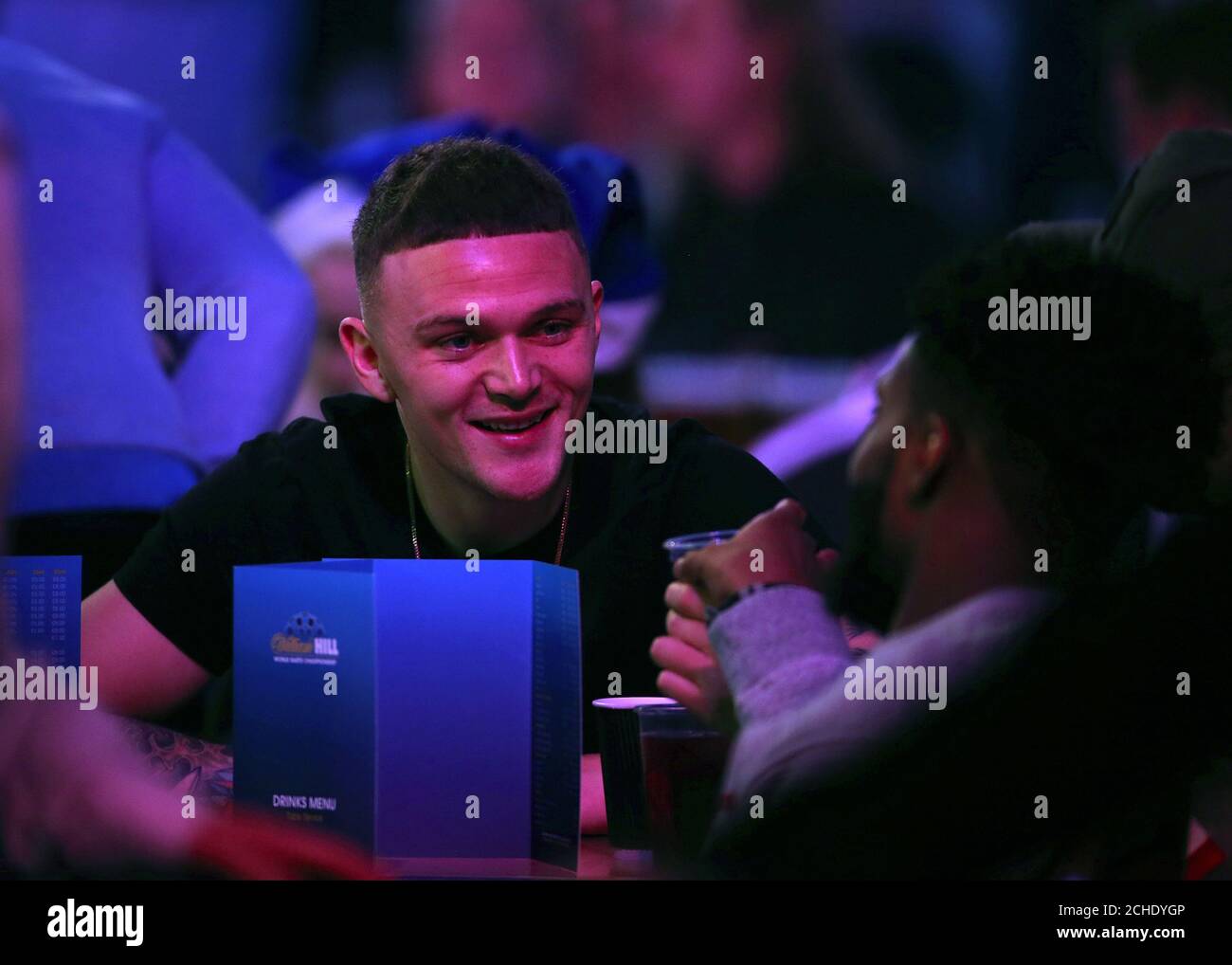 Tottenham players Kieran Trippier and Danny Rose watch the action ...
