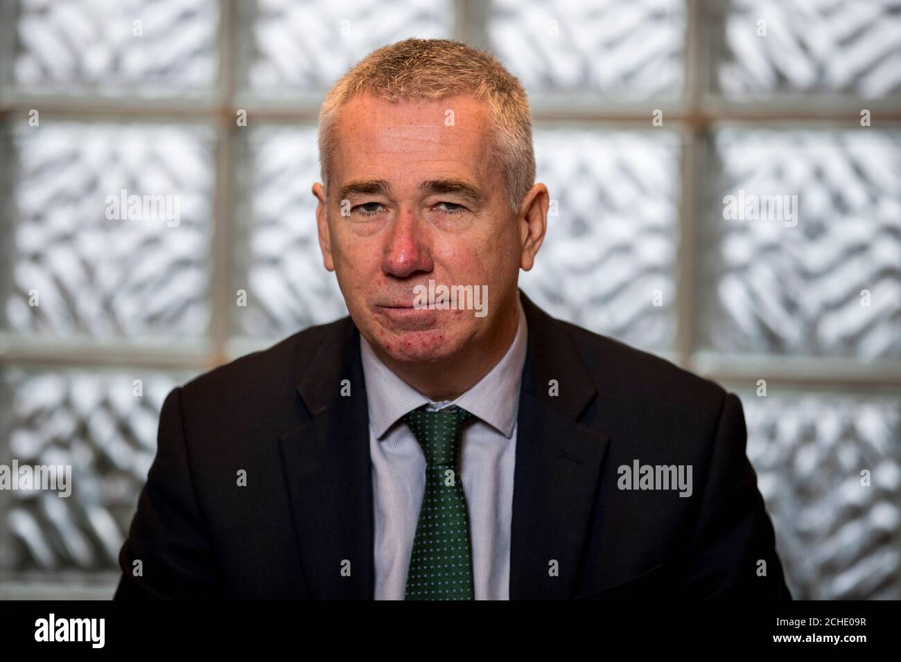 Bedfordshire police chief constable jon boutcher speaks hi-res stock ...