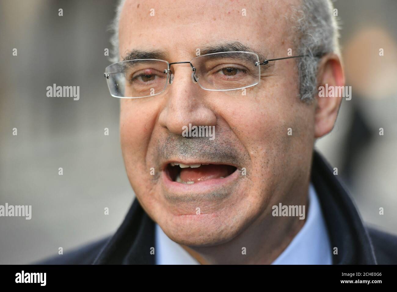 Anti-corruption campaigner Bill Browder speaking to the media outside ...