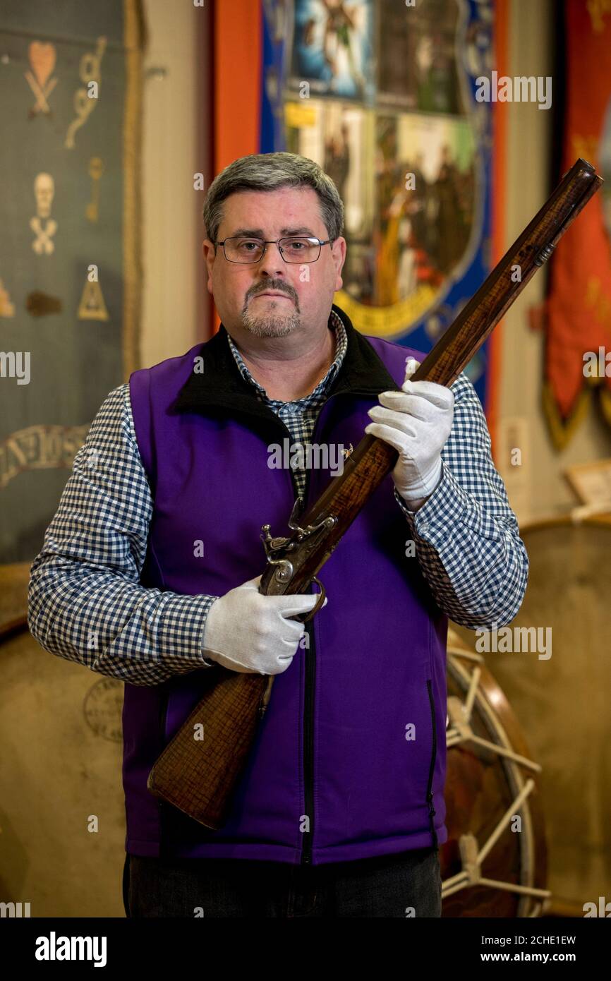 Dr Jonathan Mattison, curator of the Museum of Orange Heritage in ...