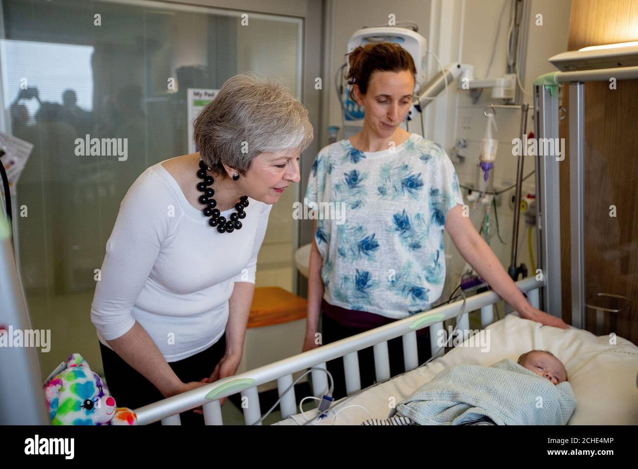 Prime Minister Theresa May visiting the wards at Alder Hey Children's ...