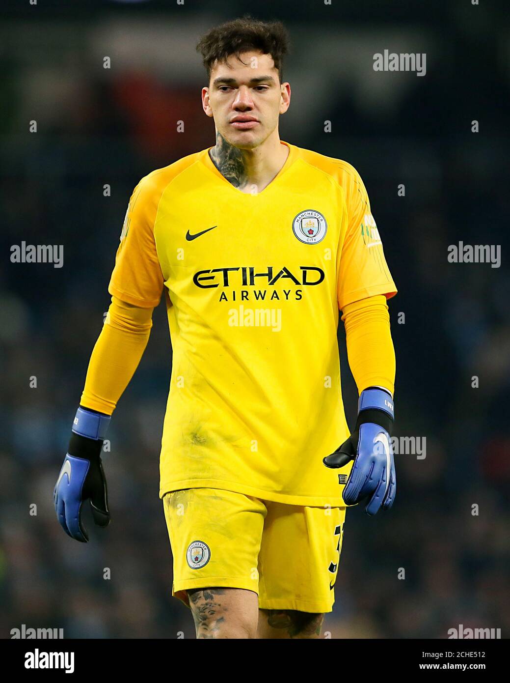 Manchester City goalkeeper Ederson Stock Photo - Alamy