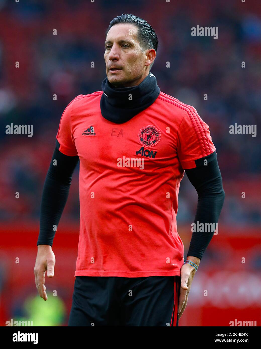 Manchester United goalkeeping coach Emilio Alvarez Stock Photo - Alamy