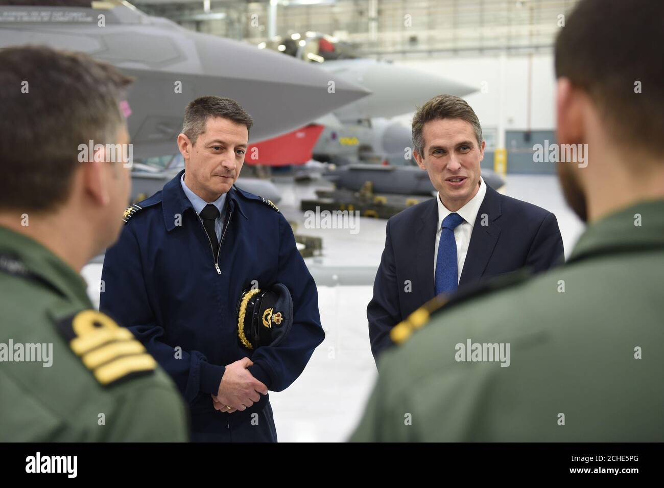 Raf marham station commander group captain ian cab townsend hi-res ...