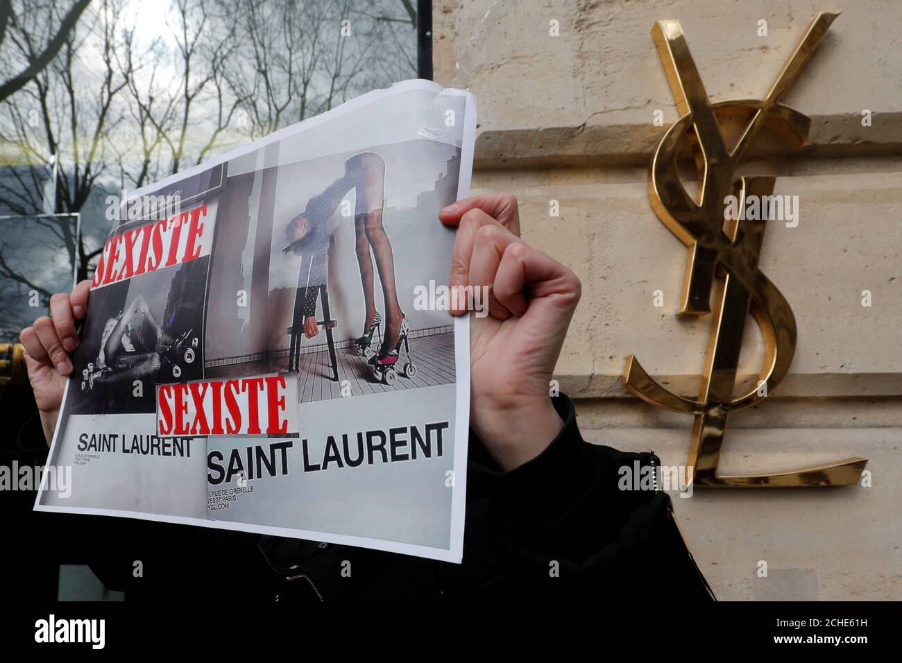 Yves Saint Laurent Paris Shop High Resolution Stock Photography and ...