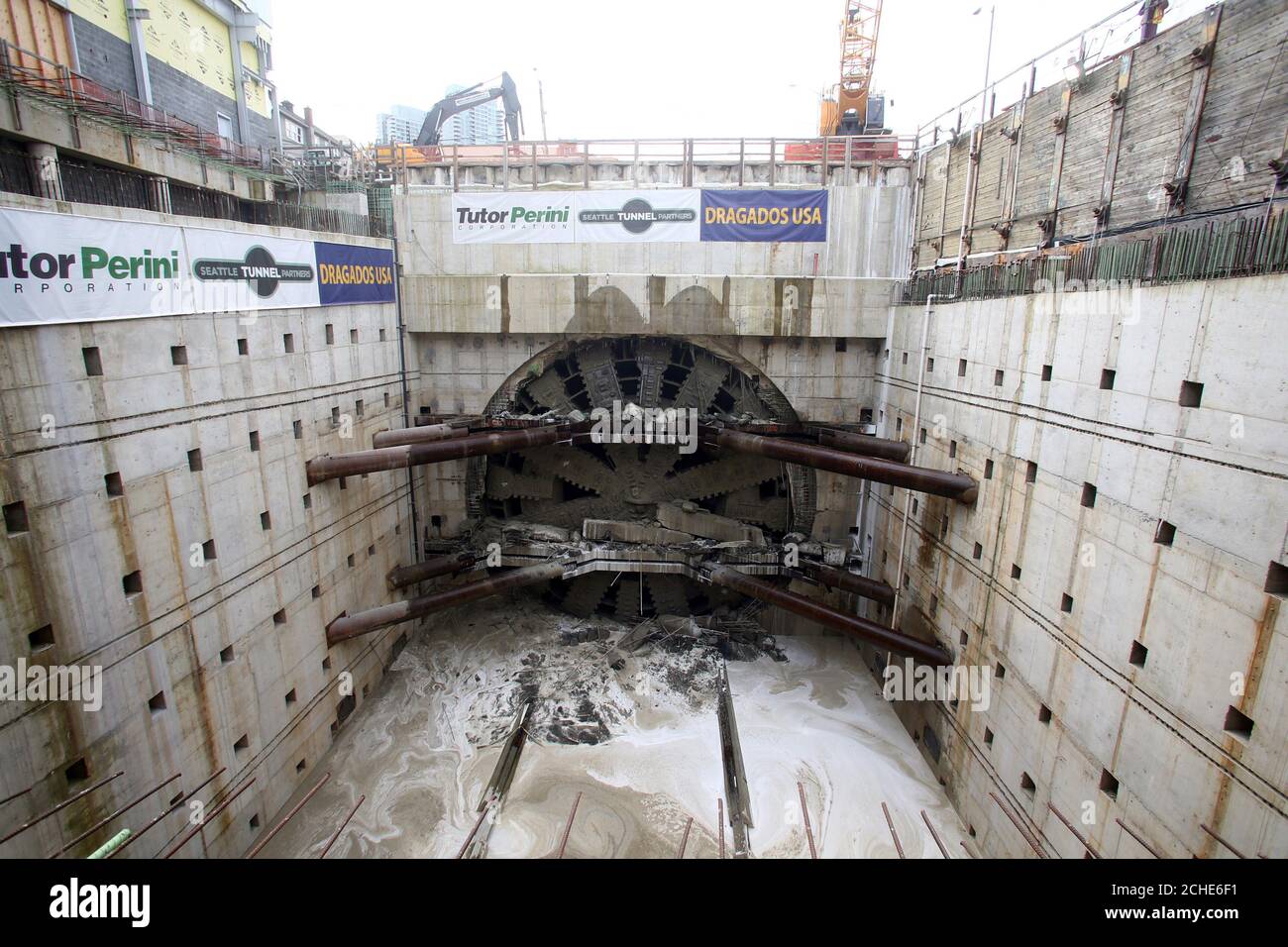 Tunnel boring machine bertha hi-res stock photography and images - Alamy