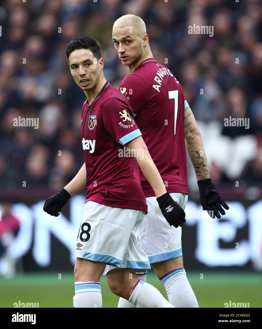 West ham uniteds samir nasri hi-res stock photography and images - Alamy
