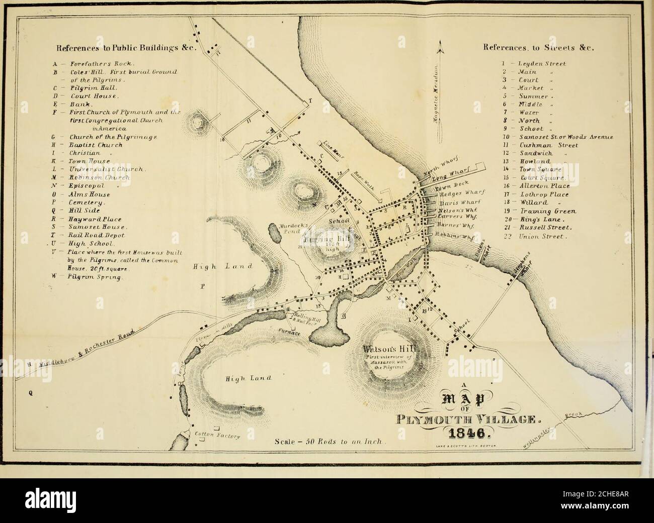 . Pilgrim memorials, and guide for visitors to Plymouth Village: with a ...