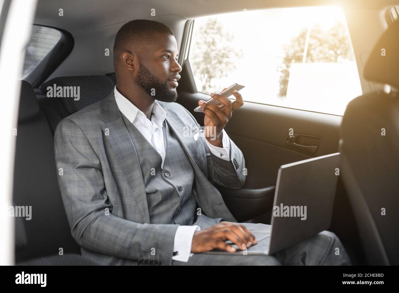 Car Laptop Phone Working High Resolution Stock Photography and Images ...