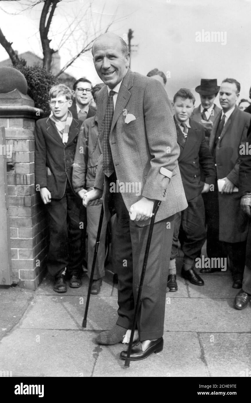 Matt busby crutches hi-res stock photography and images - Alamy