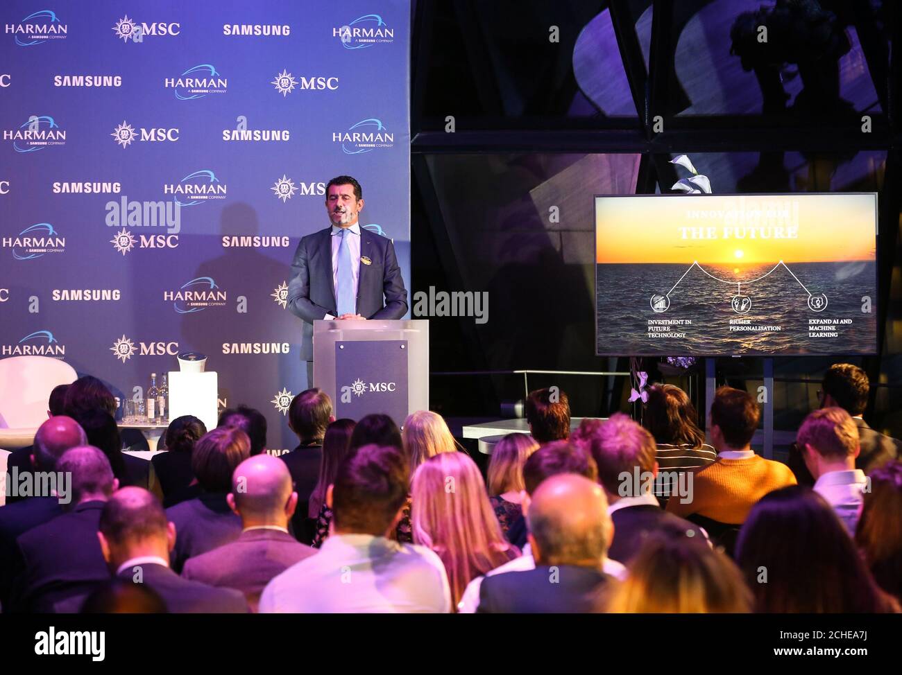 EDITORIAL USE ONLY Gianni Onorato, MSC Cruises CEO launches ZOE, the ...