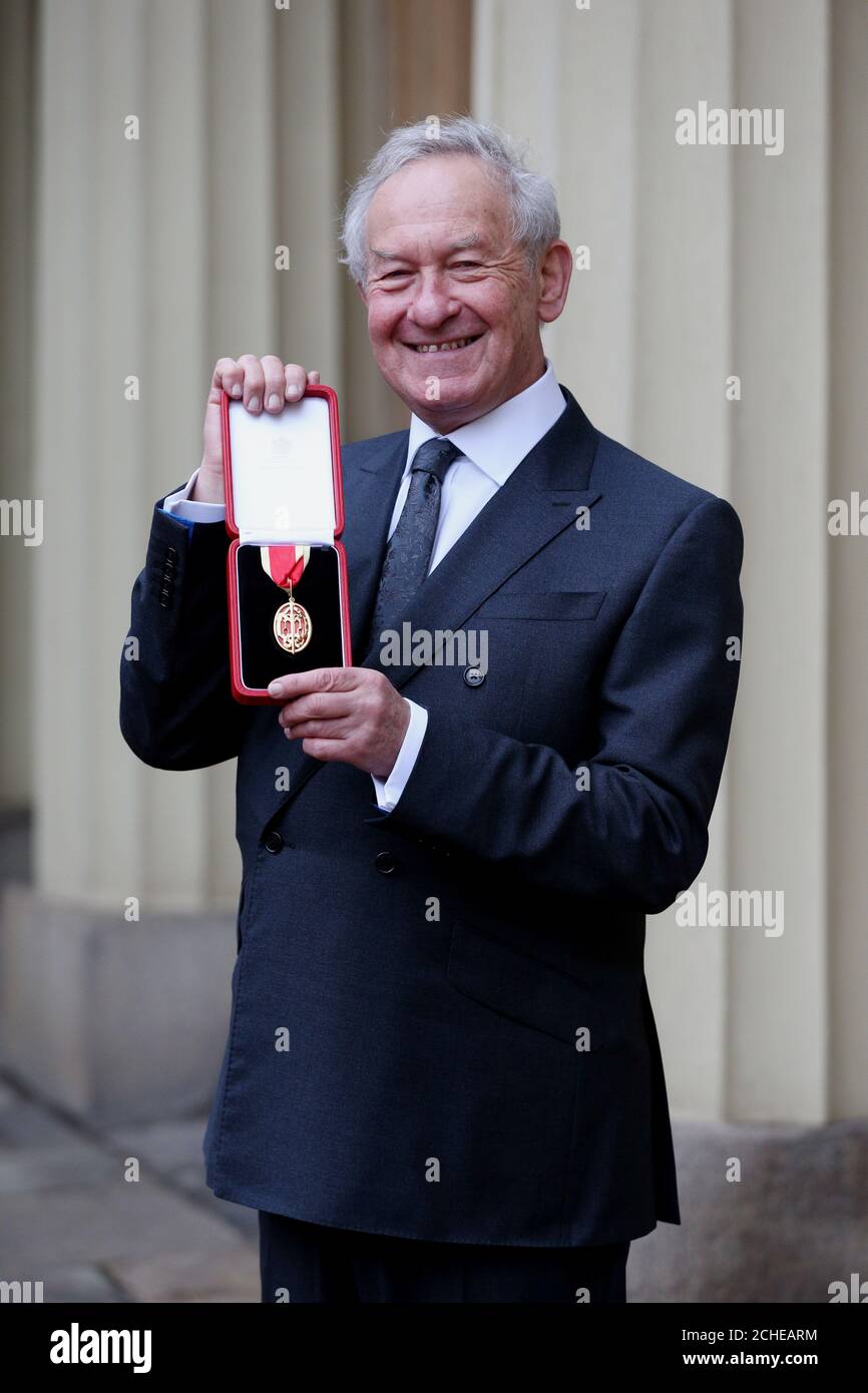 Historian and broadcaster Sir Simon Schama after he was awarded a ...