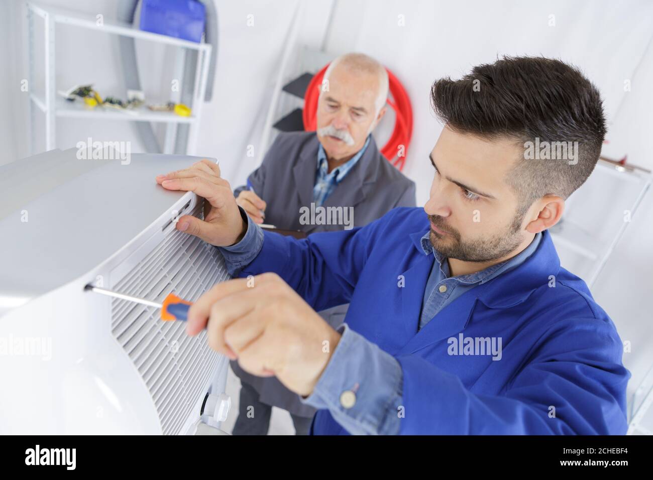 Air conditioner testing equipment hi-res stock photography and images ...