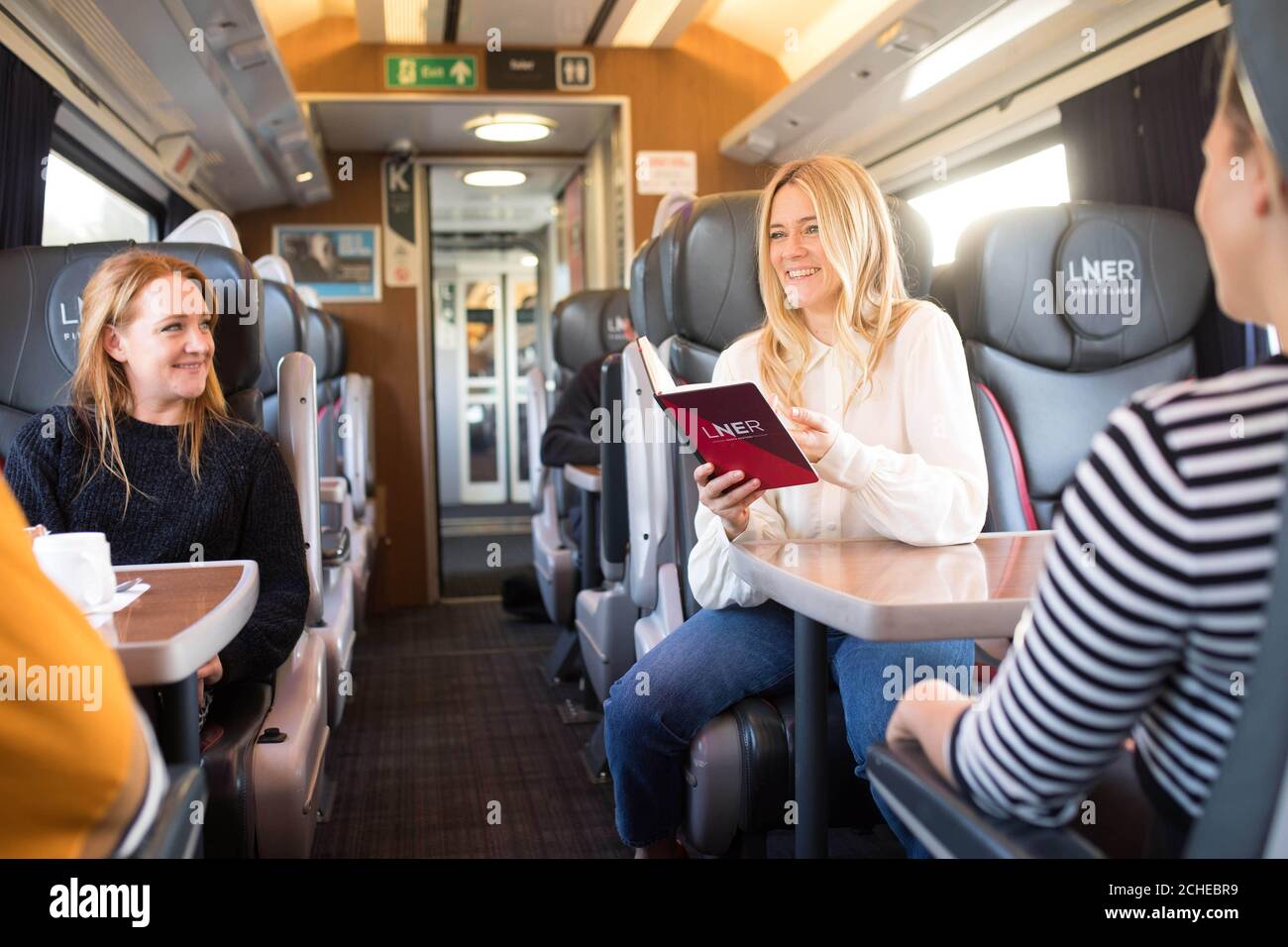 EDITORIAL USE ONLY Broadcaster Edith Bowman launches LNER's Track ...