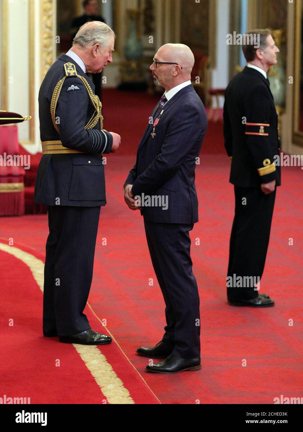 Receives mbe prince wales investiture ceremony buckingham palace hi-res ...