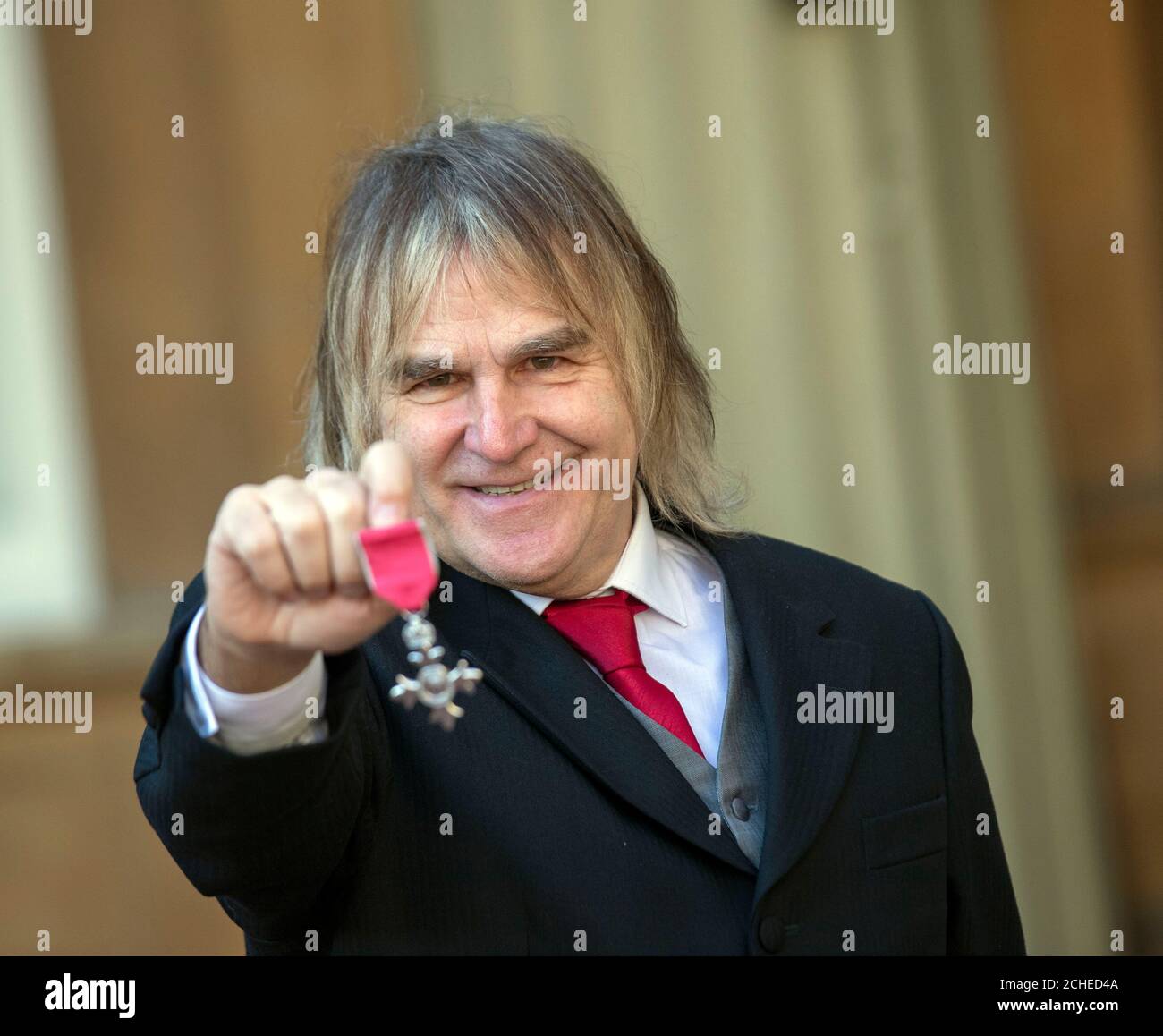 Michael peters with his mbe hi-res stock photography and images - Alamy