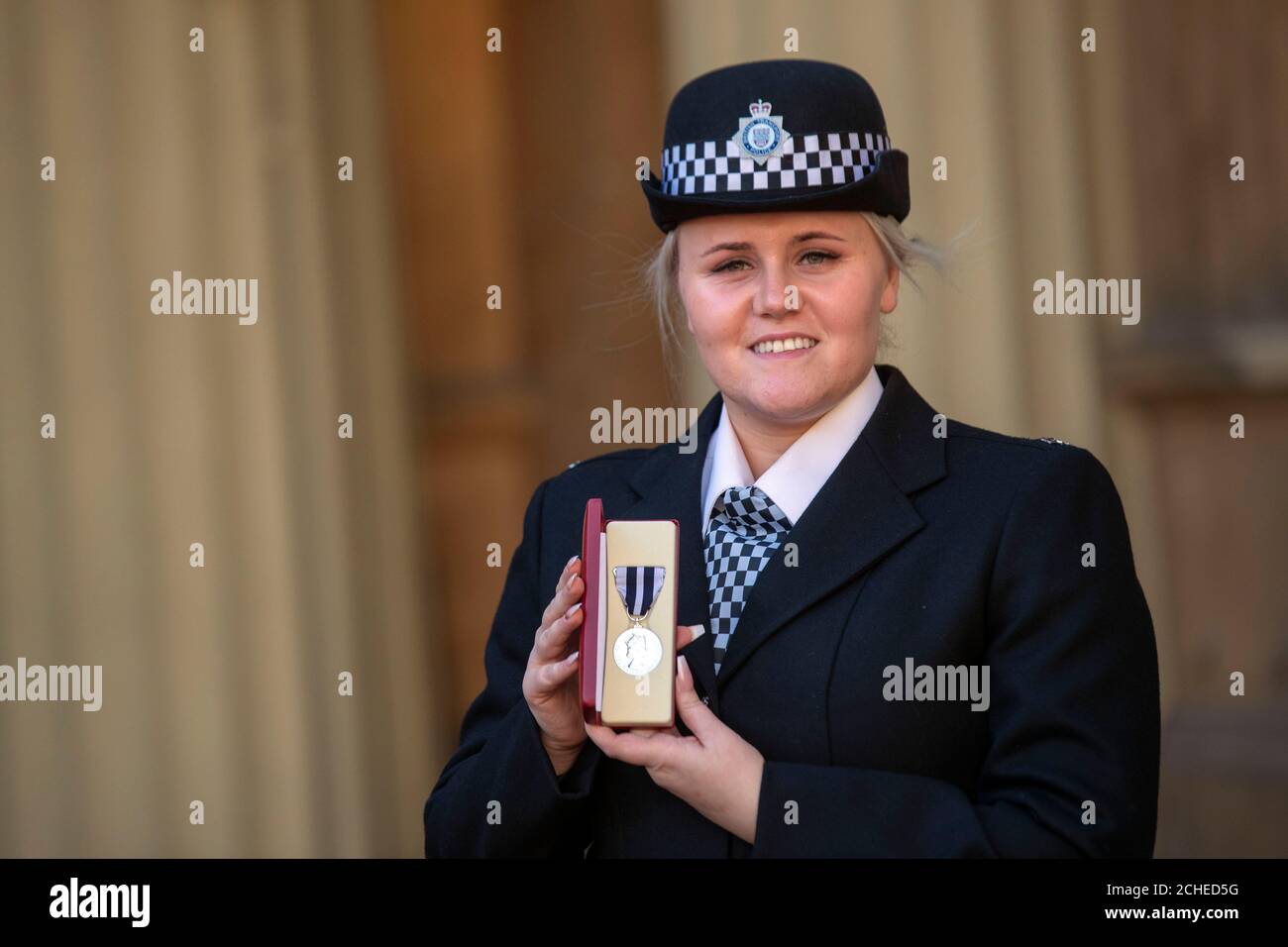 Constable Jessica Bullough from the British Transport Police with her ...