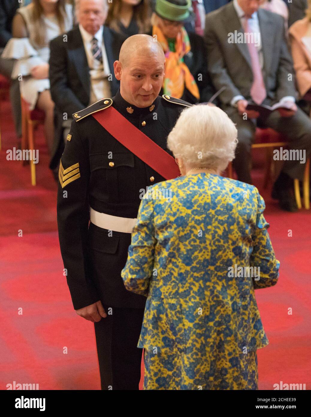 Sergeant Andrew Barton, The Mercian Regiment, is made an MBE (Member of ...