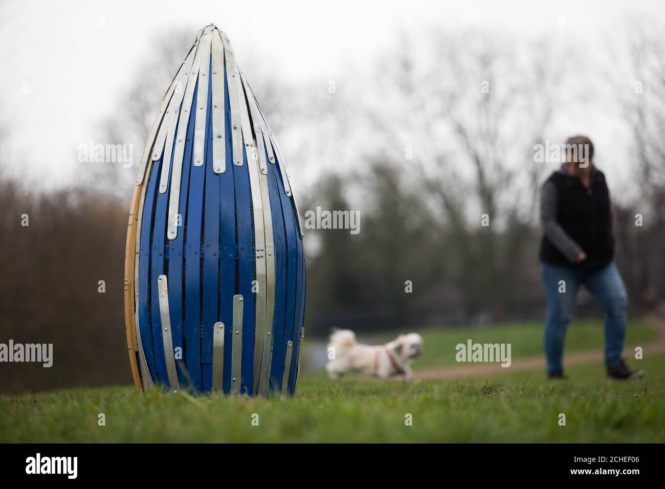 EDITORIAL USE ONLY A habitat for insects, which has been designed by ...