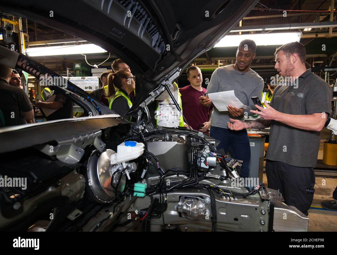 EMBARGOED TO 0001 THURSDAY MARCH 7 EDITORIAL USE ONLY Anthony Joshua ...