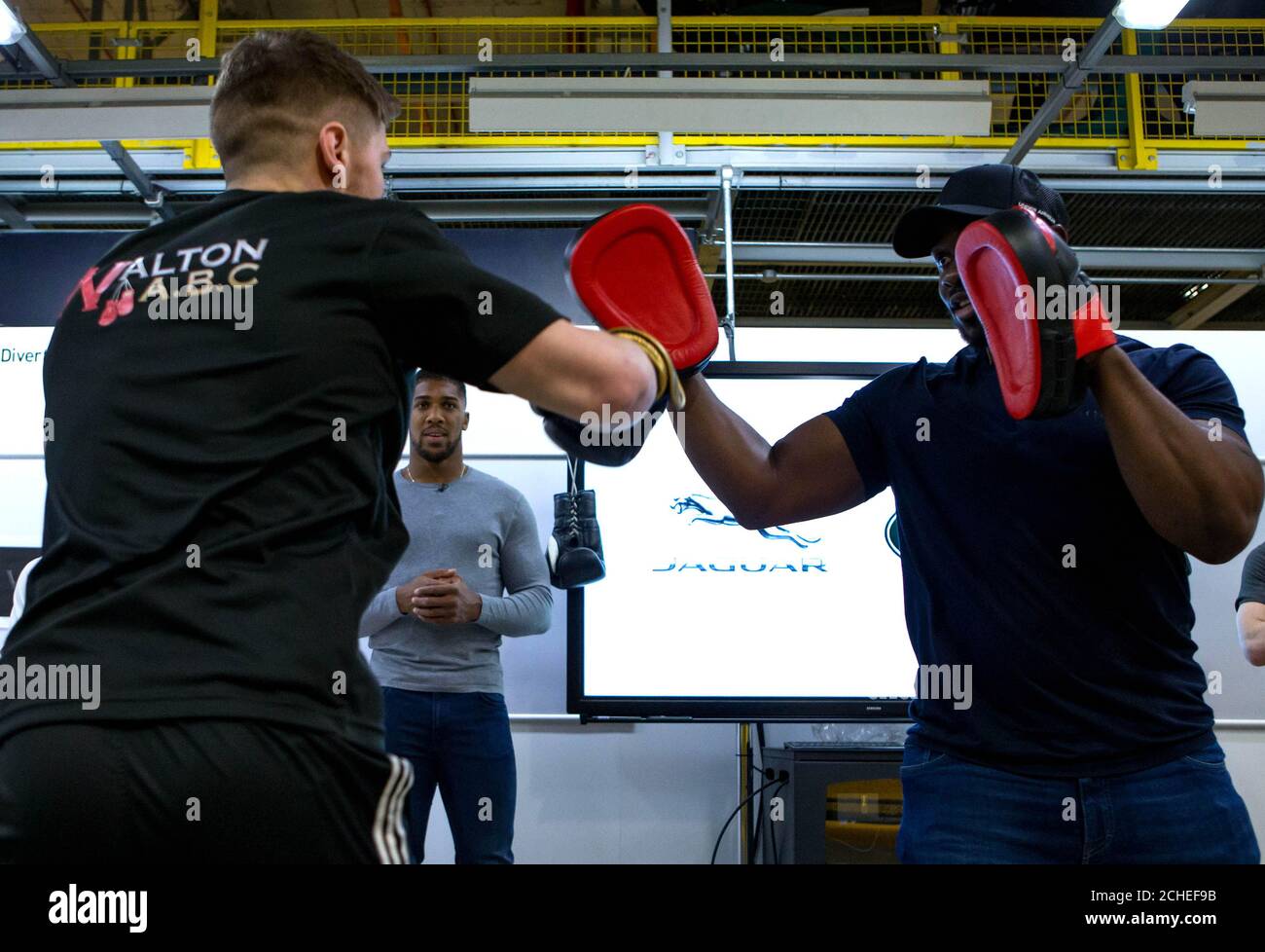 EMBARGOED TO 0001 THURSDAY MARCH 7 EDITORIAL USE ONLY Anthony Joshua ...