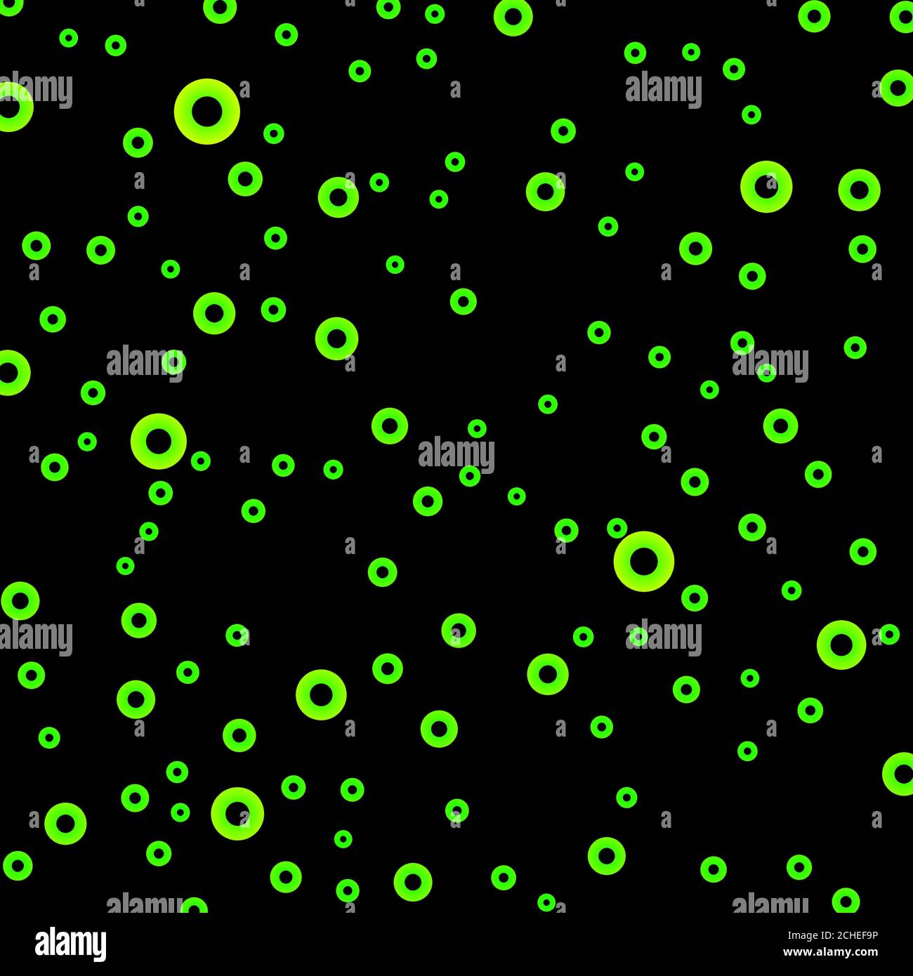 Circular and polygonal shapes stranded in space Stock Photo - Alamy