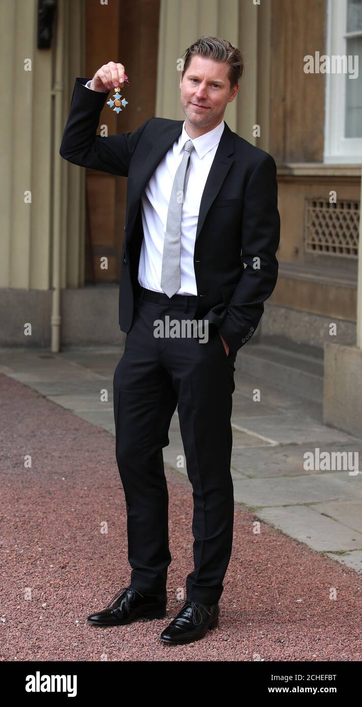 Christopher bailey cbe following investiture ceremony buckingham palace ...